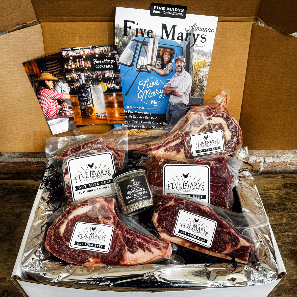 THE ULTIMATE STEAK BOX – Five Marys Ranch