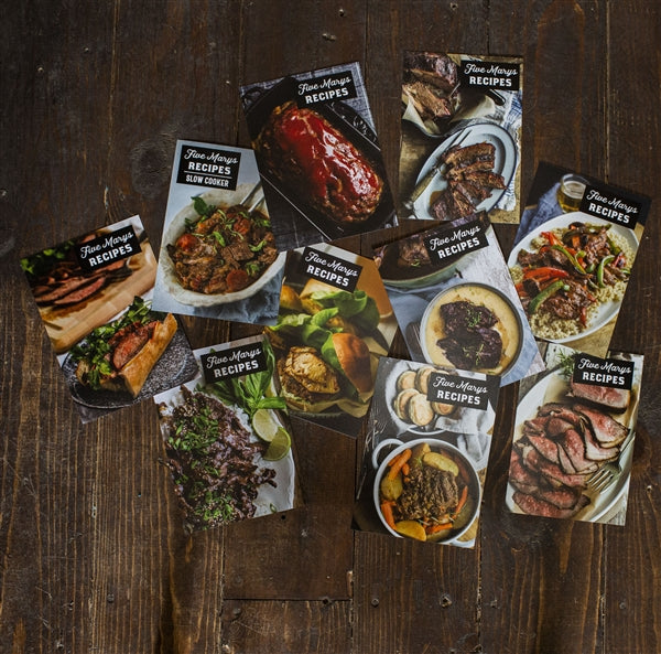 M5 Beef Recipe Card Bundle – Five Marys Ranch