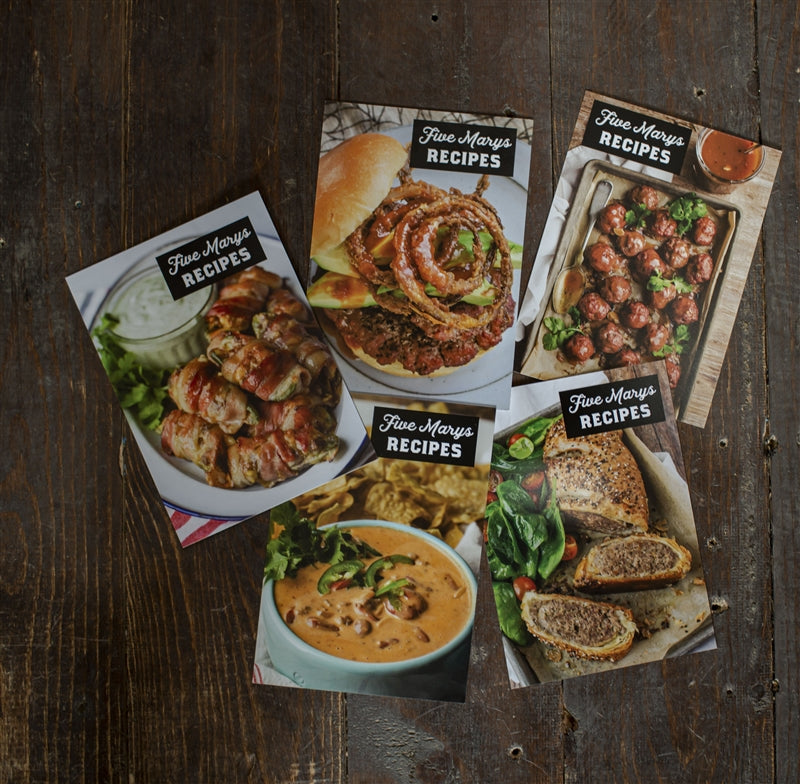 M5 Ground Beef Recipe Card Bundle – Five Marys Ranch